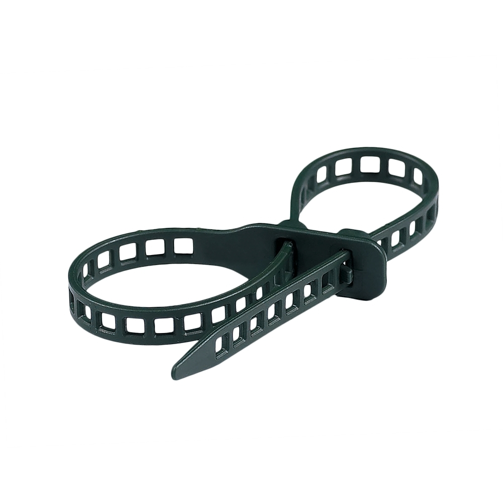 Gummi-Pflanzenbinder 25 cm, 15 Stück - Peacock Garden Supports