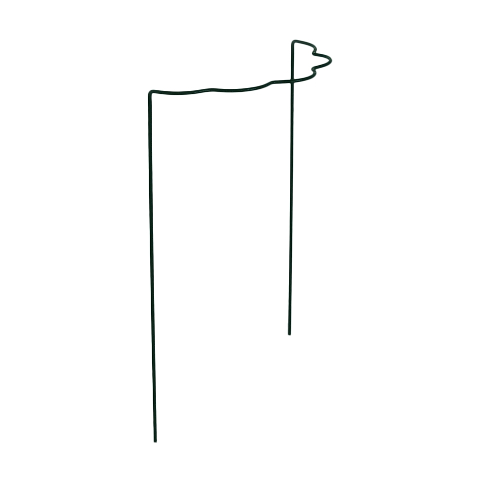 Bush support scalloped 70 x 40 cm, green - Ø 6 mm - Peacock Garden Supports
