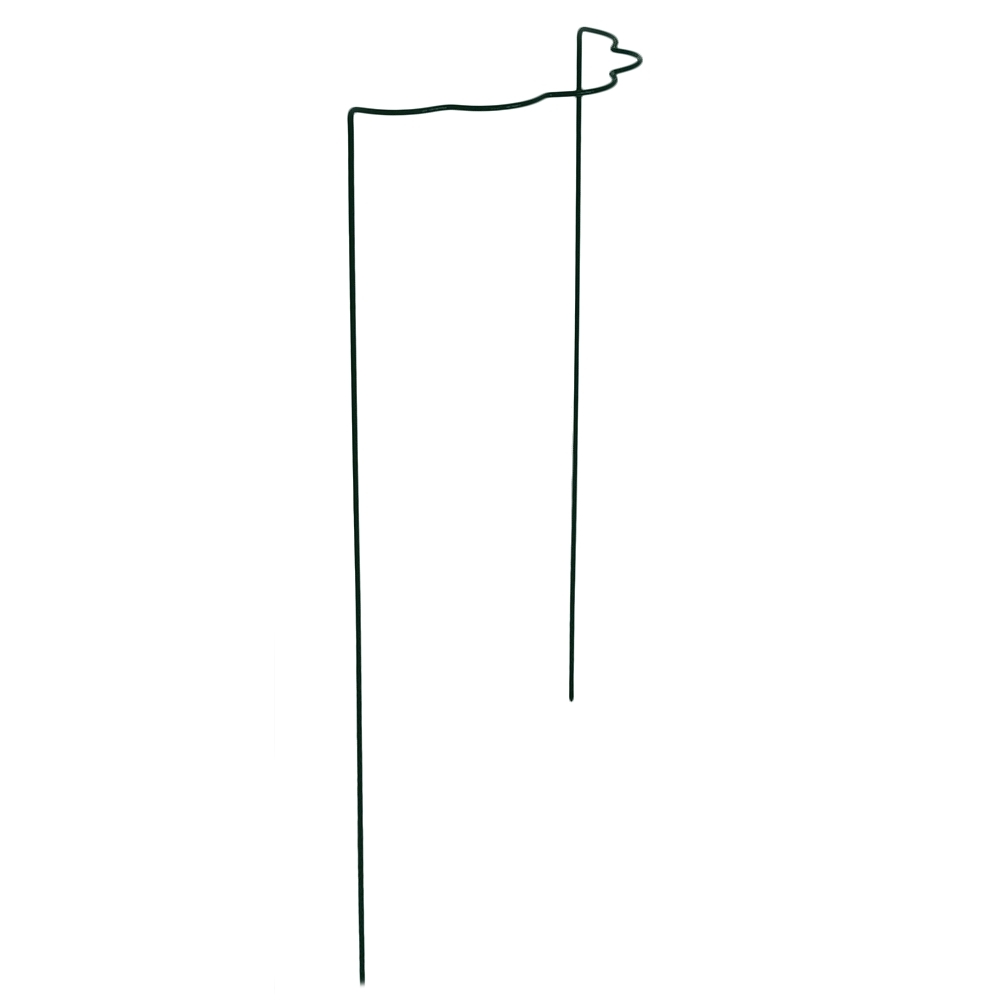 Bush support scalloped 120 x 40 cm, green - Ø 6 mm - Peacock Garden ...